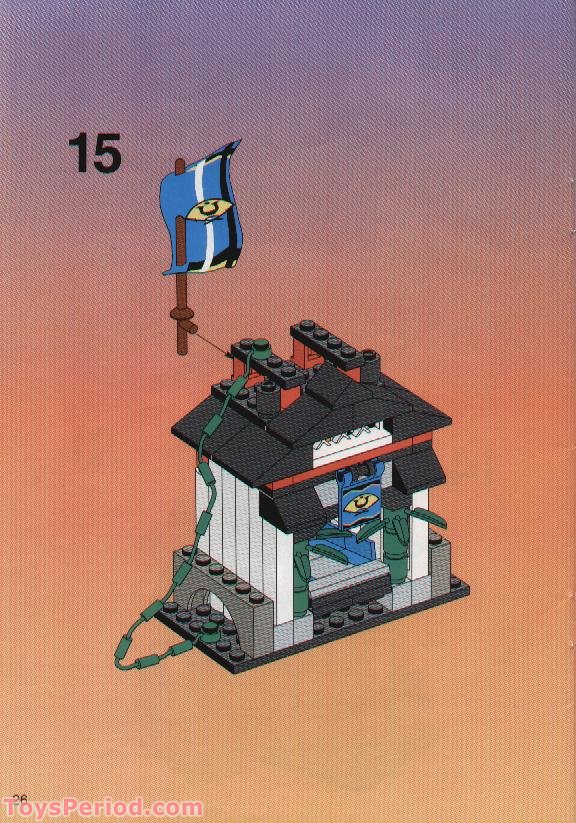 LEGO 6083-2 Samurai Stronghold Instructions and Parts List