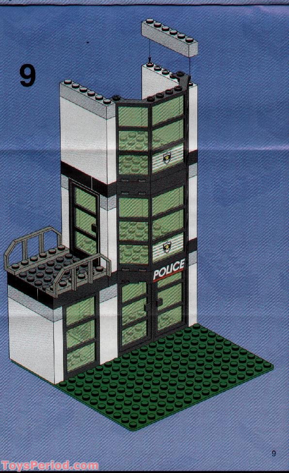 LEGO 6332 Command Post Central Instructions and Parts List