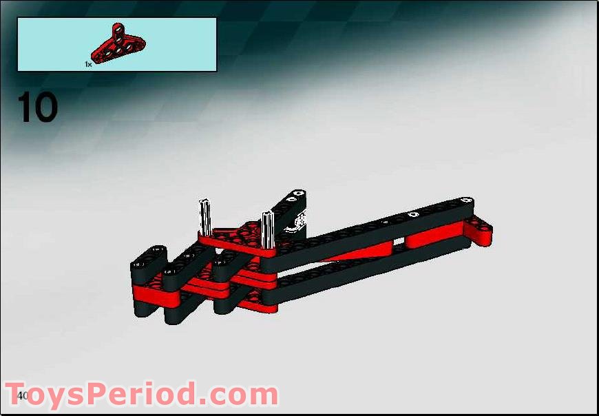 LEGO 8645 Muscle Slammer Bike Instructions and Parts List