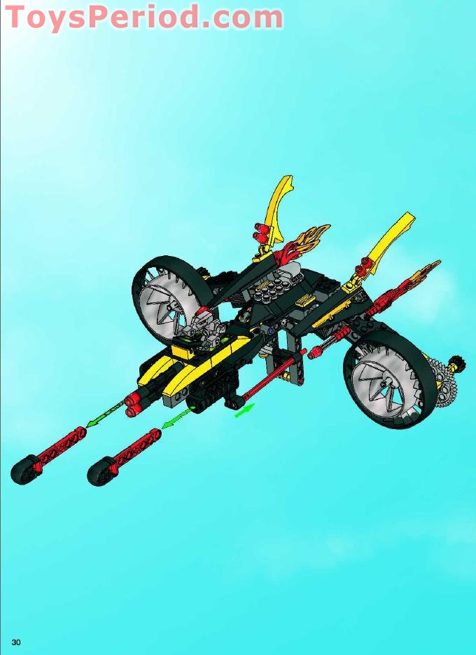 LEGO 8107 Fight for the Golden Tower Instructions and Parts List