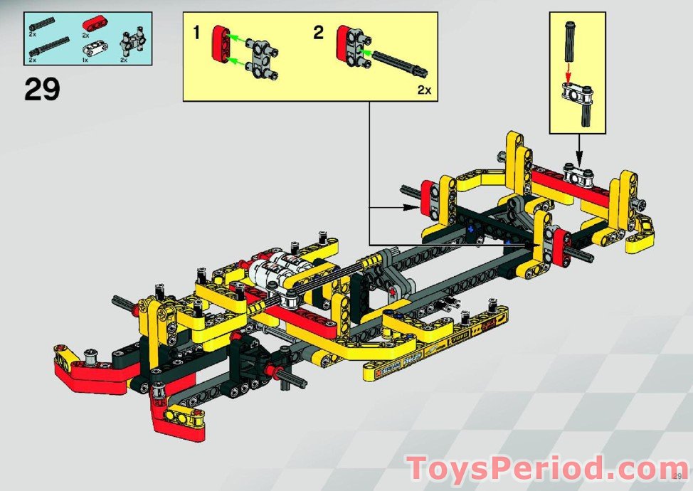 LEGO 8146 Nitro Muscle Instructions and Parts List