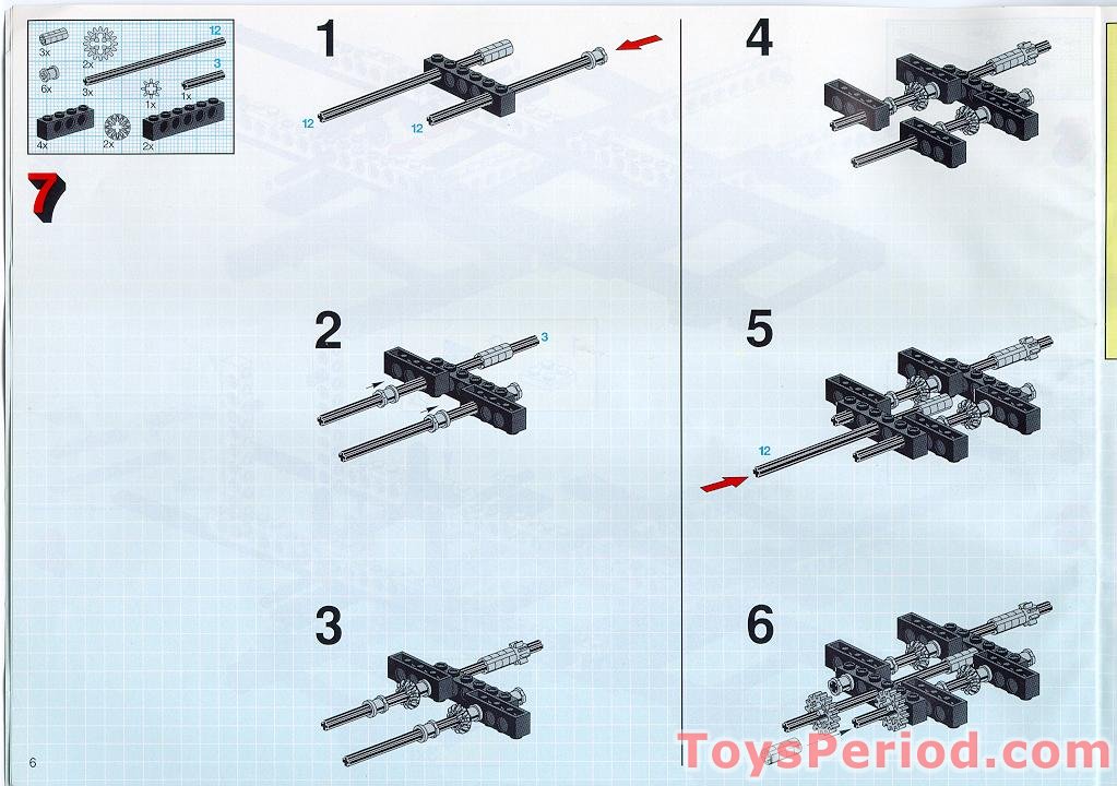 LEGO 8480 Space Shuttle Instructions and Parts List