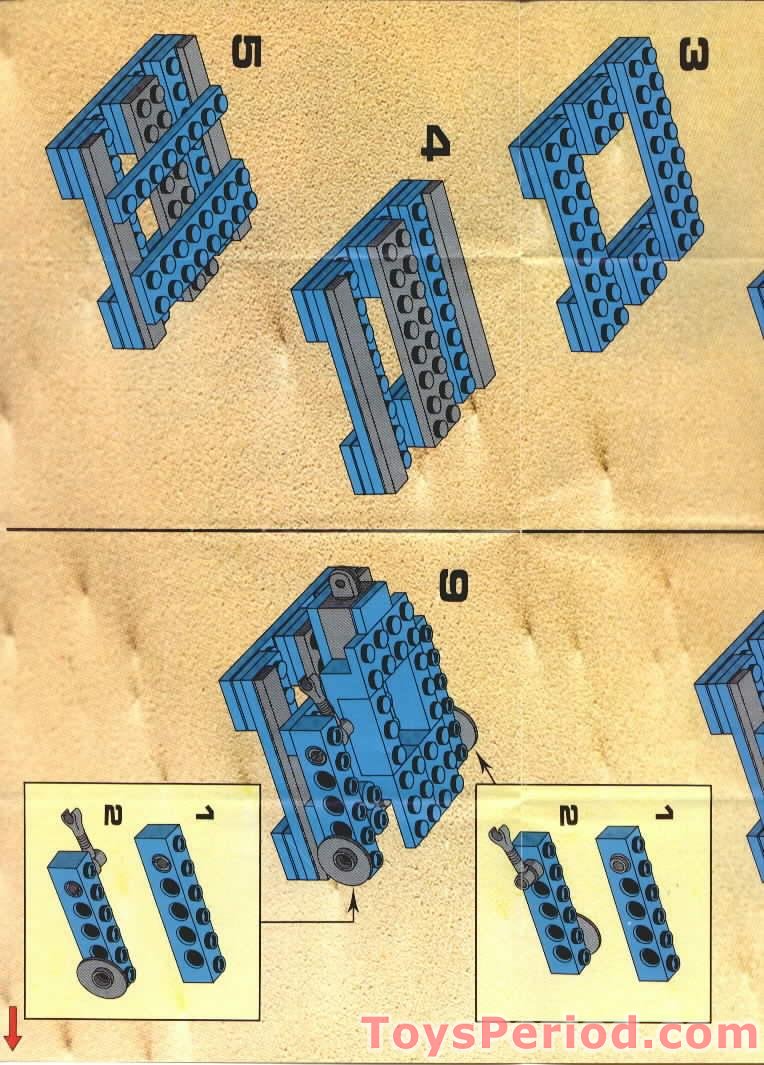 LEGO 6882 Walking Astro Grappler Instructions and Parts List