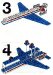 LEGO 687 Caravelle Plane Instructions and Parts List