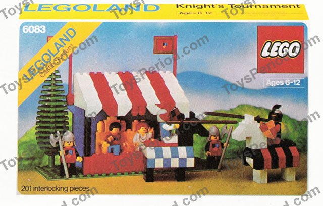 LEGO 6083-1 Knight's Tournament Instructions and Parts List