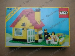 LEGO 6360 Weekend Cottage Instructions and Parts List