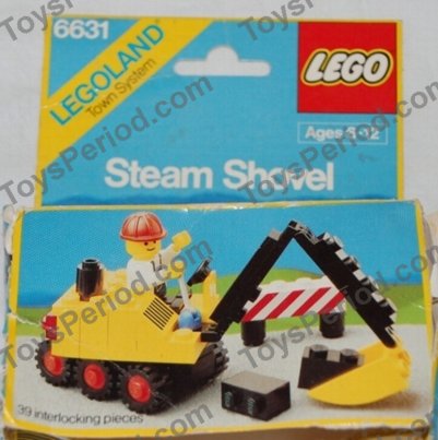 LEGO 6631 Steam Shovel Instructions and Parts List