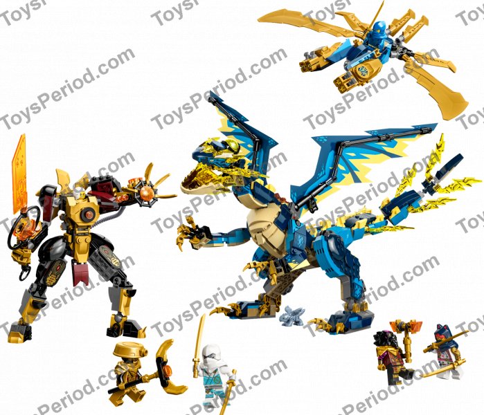 LEGO 71796 Elemental Dragon vs. The Empress Mech Set Parts List