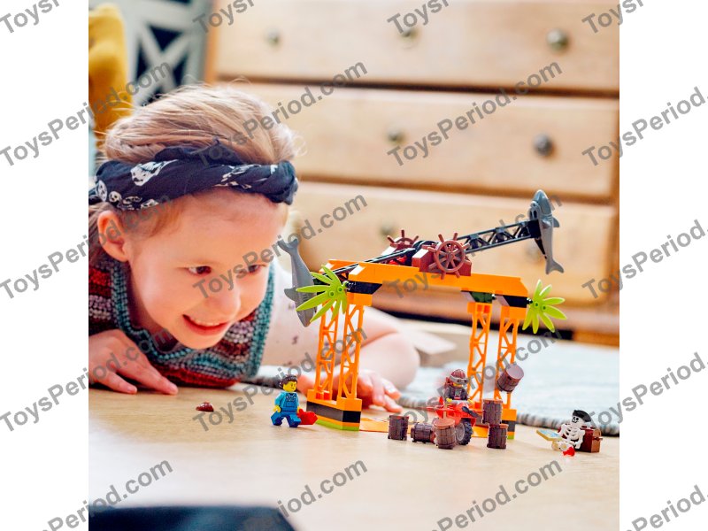 LEGO 60342 The Shark Attack Stunt Challenge Set Parts List