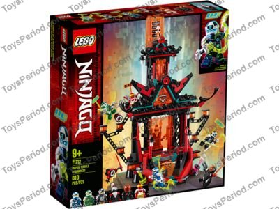 LEGO 71712 Empire Temple of Madness Set Parts List