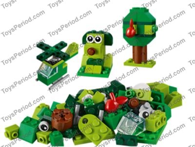 LEGO 11007 Creative Green Bricks Set Parts List