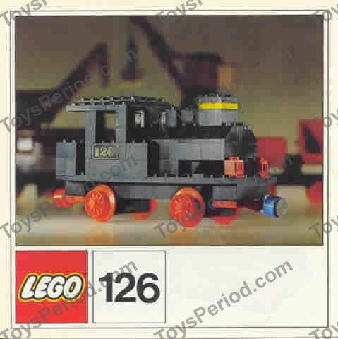 LEGO 126 Push-Along Steam Locomotive Instructions and Parts List