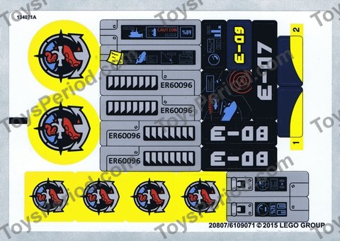 LEGO Sets with Part 60096stk01 Sticker Sheet for Set 60096 - (20807/ ...