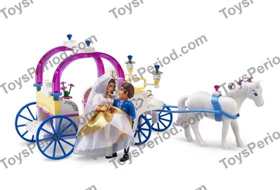 LEGO 5877 Bryllupskareten (Wedding Coach) Instructions and Parts List