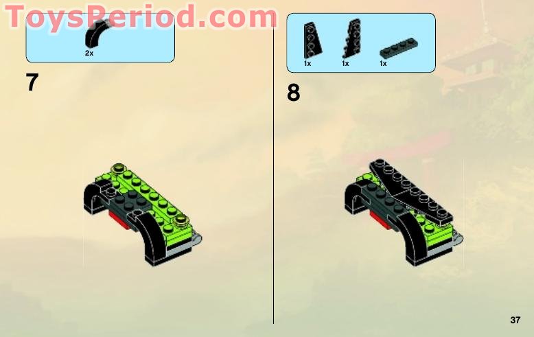LEGO 70501 Warrior Bike Instructions and Parts List