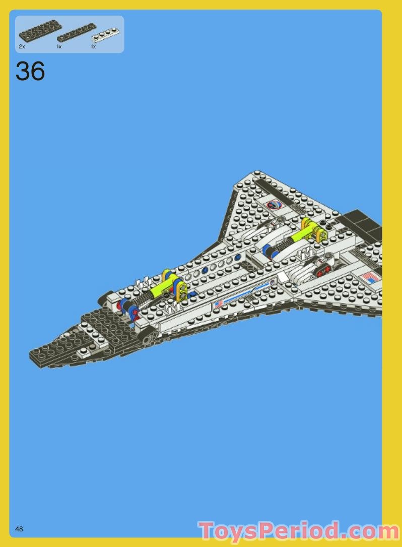 LEGO 10231 Shuttle Expedition Instructions and Parts List