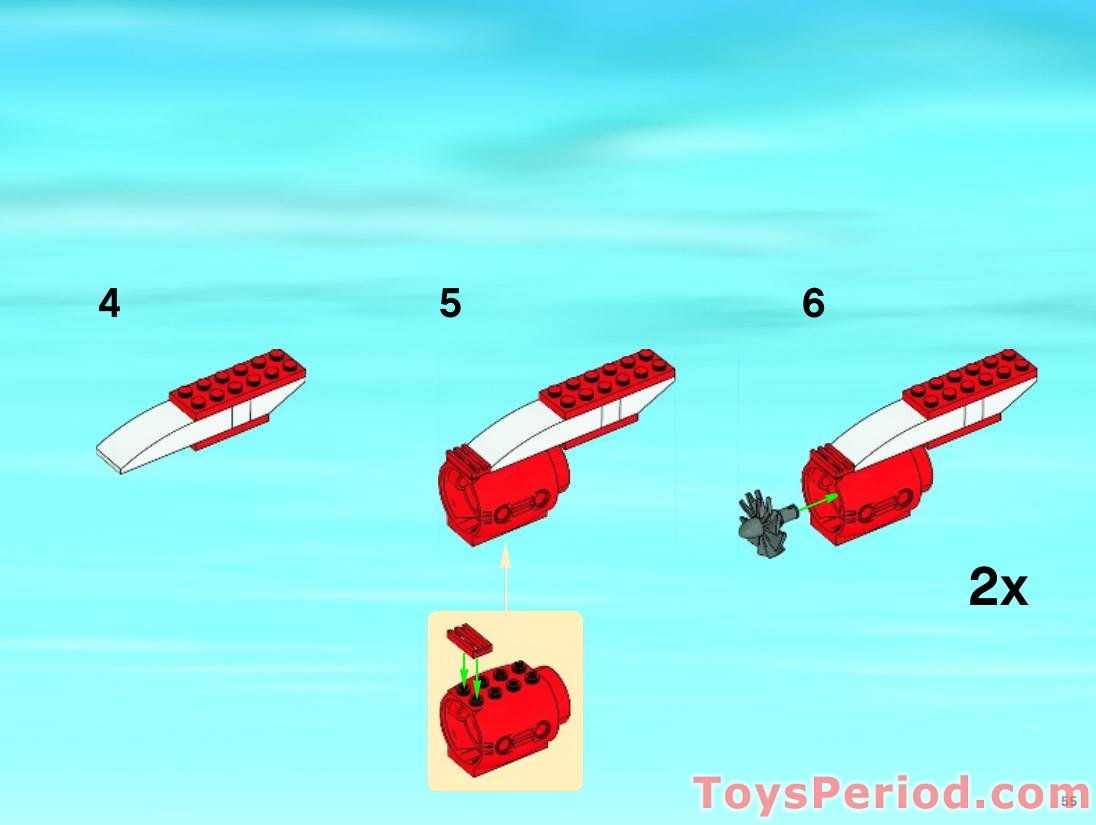 LEGO 3182 Airport Instructions and Parts List