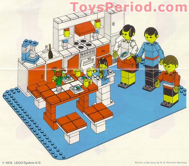 LEGO 269 Kitchen Instructions and Parts List