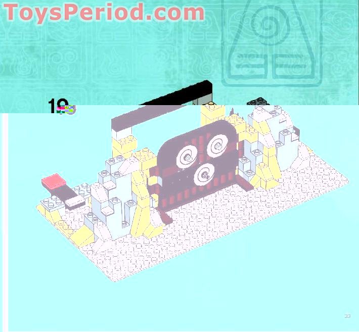 LEGO 3828 Air Temple Instructions and Parts List