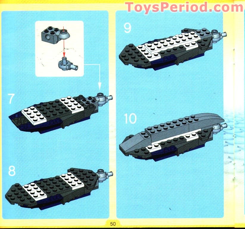 LEGO 4506 Deep Sea Predators Instructions and Parts List