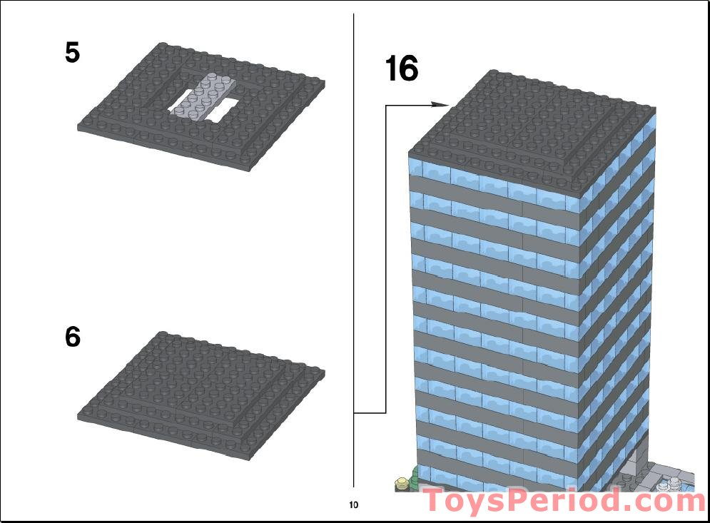 LEGO 5526 Skyline Instructions and Parts List