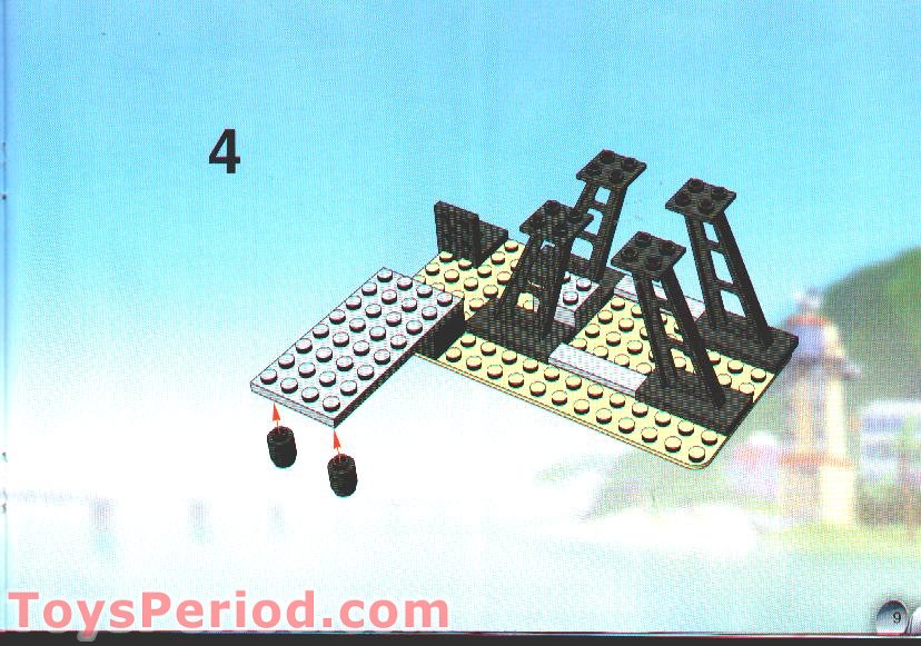 LEGO 6736 Beach Lookout Instructions and Parts List