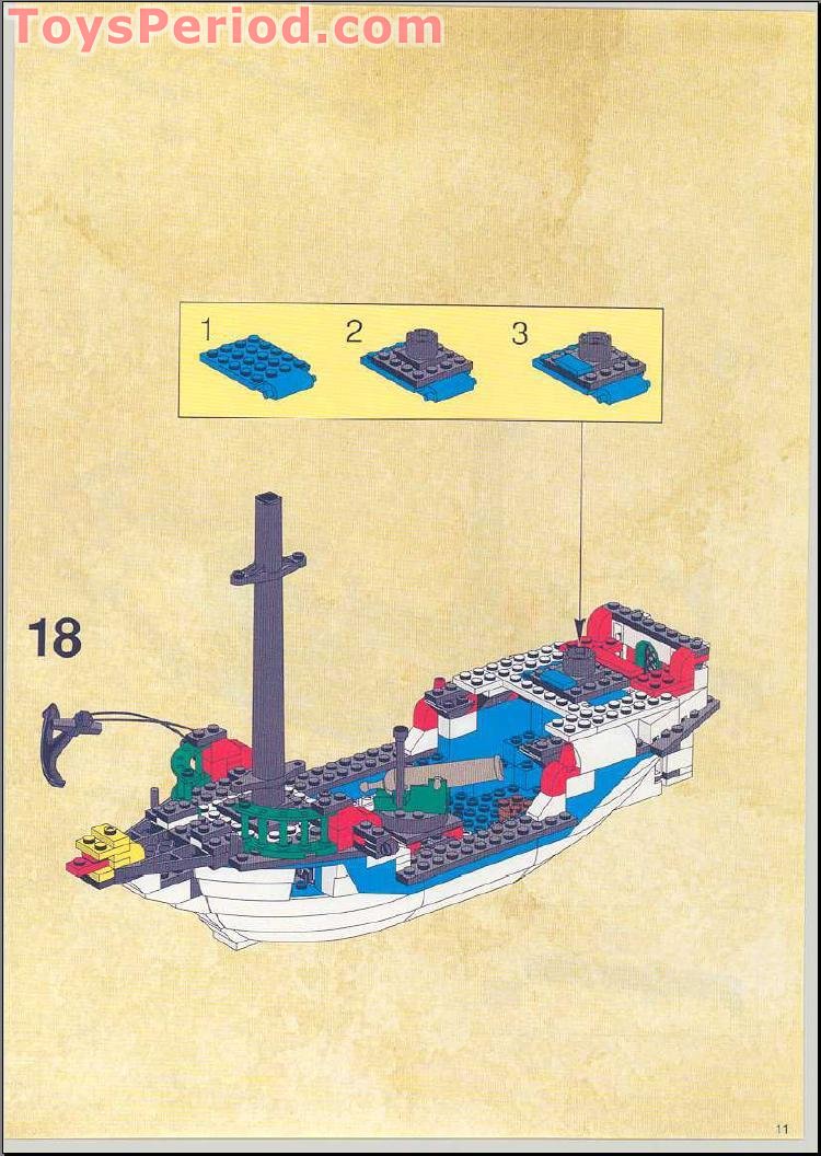 LEGO 6291 Armada Flagship Instructions and Parts List
