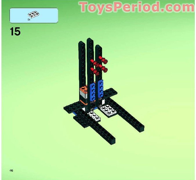LEGO 7644 MX-81 Hypersonic Operations Aircraft Instructions and Parts List