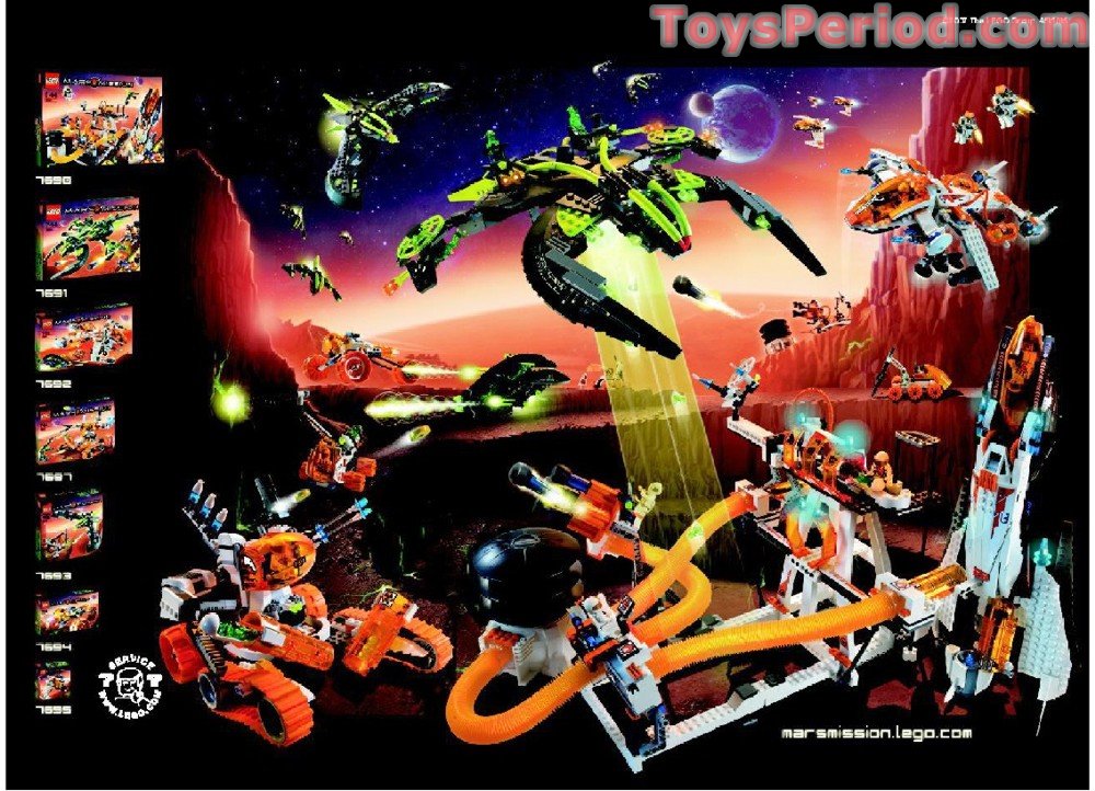 LEGO 7690 MB-01 Eagle Command Base Instructions and Parts List