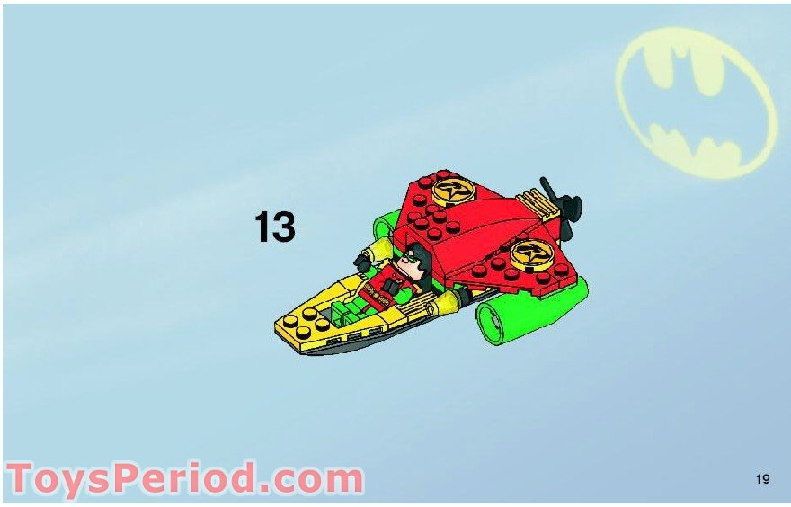 LEGO 7885 Robin's Scuba Jet: Attack of the Penguin Instructions and ...