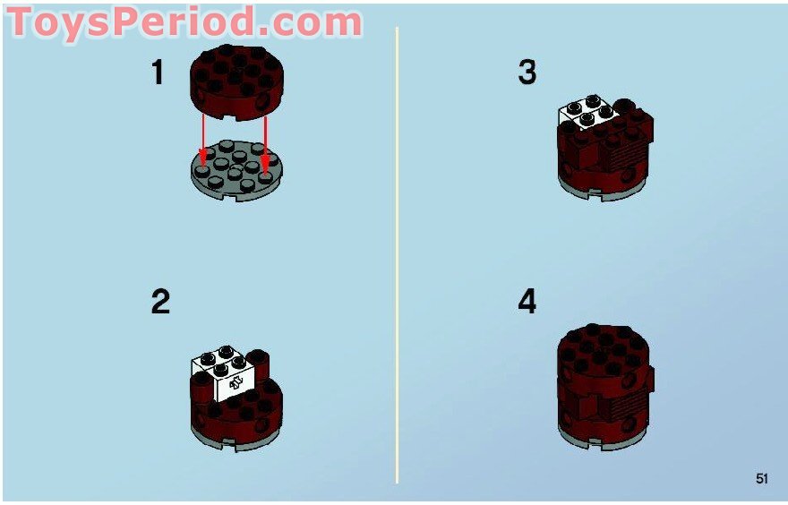 LEGO 7886 The Batcycle: Harley Quinn's Hammer Truck Instructions and ...