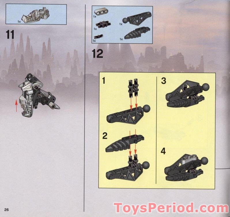 Bionicle Roodaka Instructions