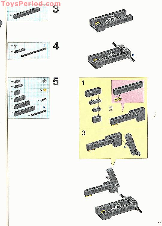 LEGO 8082 Multi Control Set Instructions and Parts List