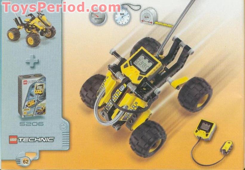 LEGO 8240 Slammer Stunt Bike Instructions and Parts List