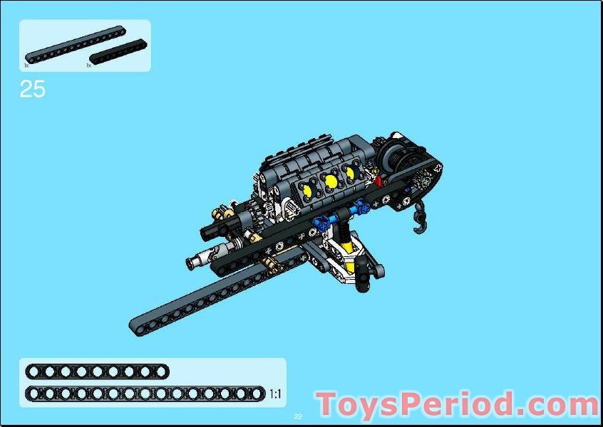 LEGO 8435 4wd Instructions and Parts List