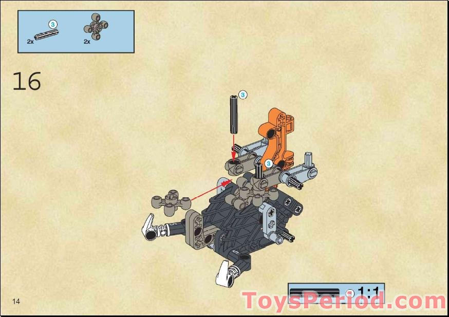 LEGO 8556 Boxor Instructions and Parts List