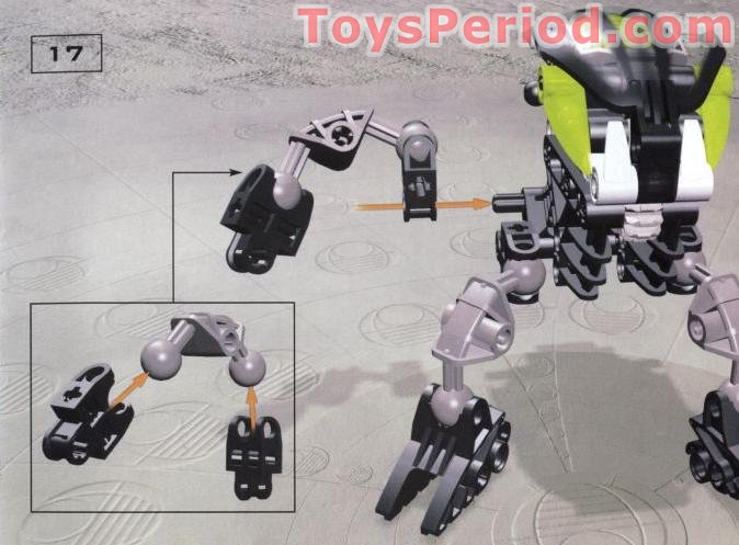 LEGO 8561 Nuhvok Instructions and Parts List