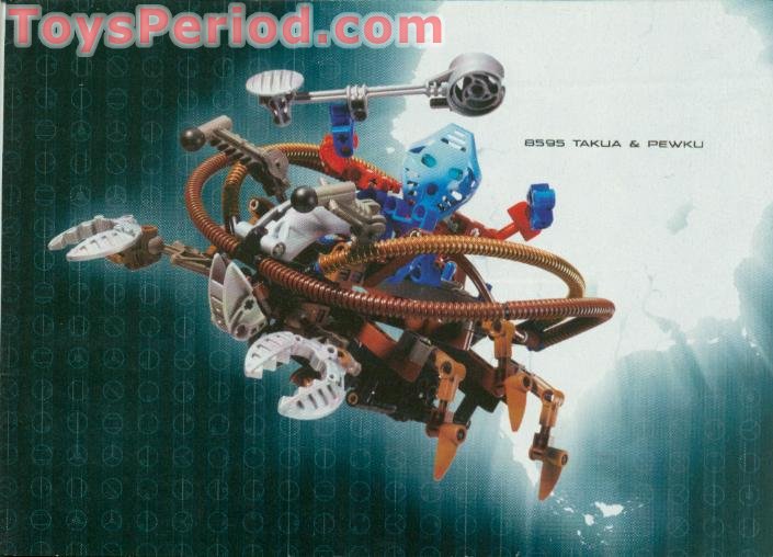 LEGO 8591-1 Vorahk Instructions and Parts List