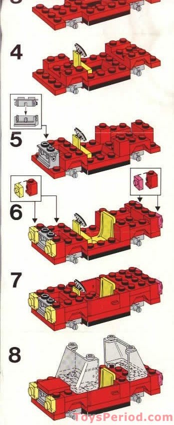 LEGO 6655 Auto and Tire Repair Instructions and Parts List