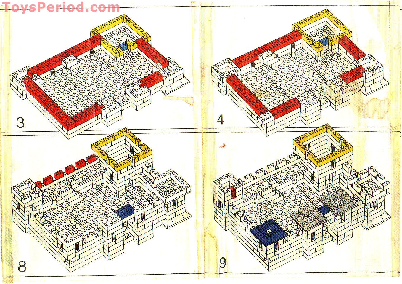 LEGO 00-1 Weetabix Castle Instructions and Parts List
