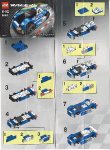 LEGO 8662 Blue Renegade Instructions and Parts List
