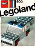 LEGO 600-1 Ambulance Instructions and Parts List