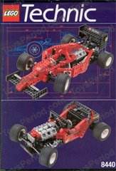 LEGO 8440 Formula Indy Racer Instructions and Parts List