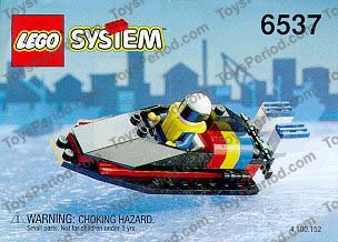 LEGO 6537 Hydro Racer Instructions and Parts List