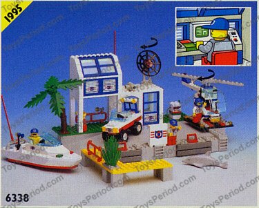 LEGO 6338 Hurricane Harbor Instructions and Parts List