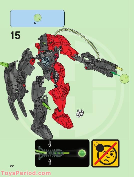 LEGO 6218 Splitface Instructions and Parts List