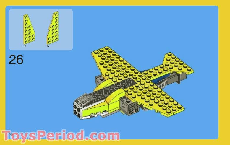 LEGO 6912 Super Soarer Instructions and Parts List