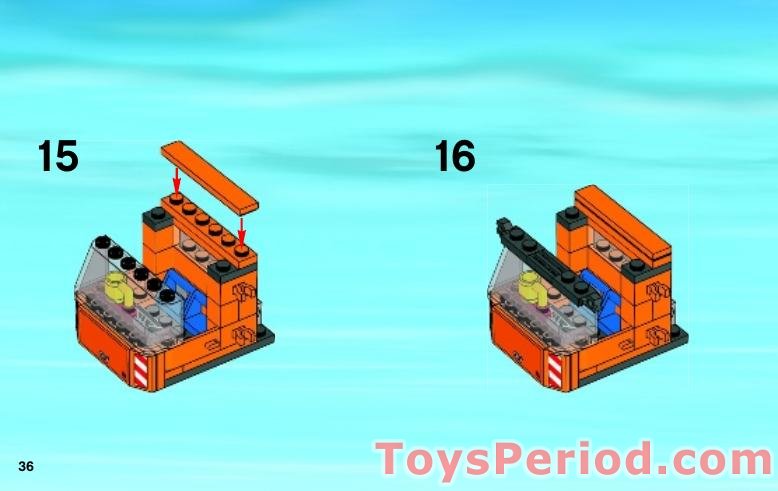 LEGO 4434 Tipper Truck Instructions and Parts List