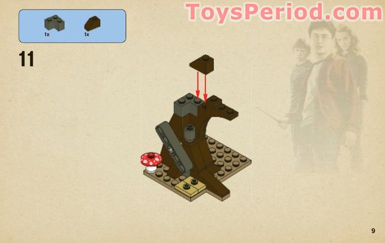 LEGO 4865 The Forbidden Forest Instructions and Parts List