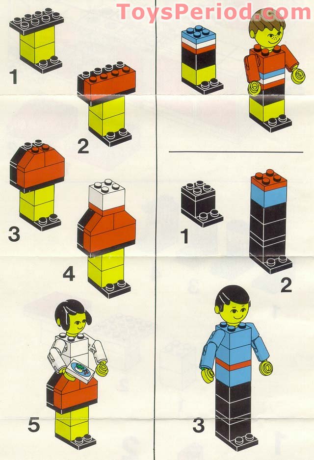 LEGO 269 Kitchen Instructions and Parts List